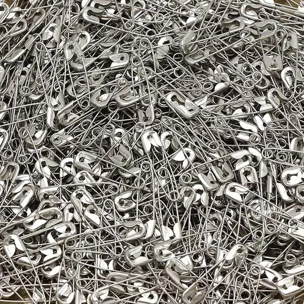 Большие английские булавки 50 шт. 22MM, silver