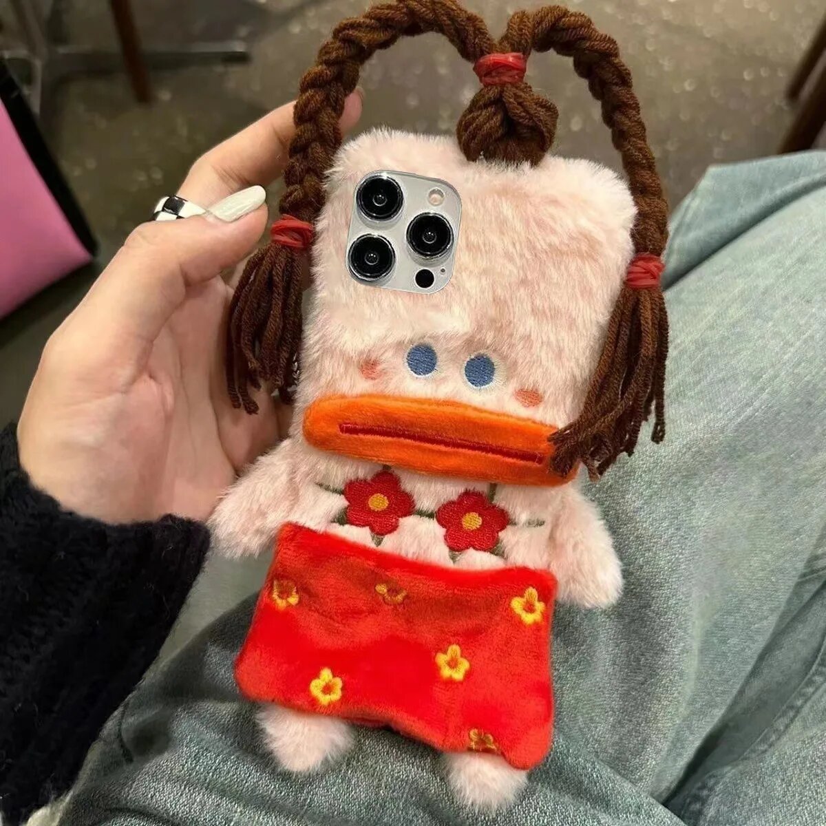Плюшевые чехлы для телефонов с забавным колбасным ртом для IPhone 15 14 13 11 12 Pro для айфона 15