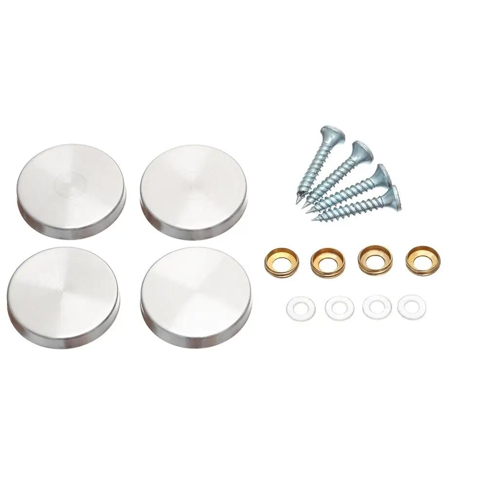 Декоративные винты из нержавеющей стали для зеркал 16mm, Silver