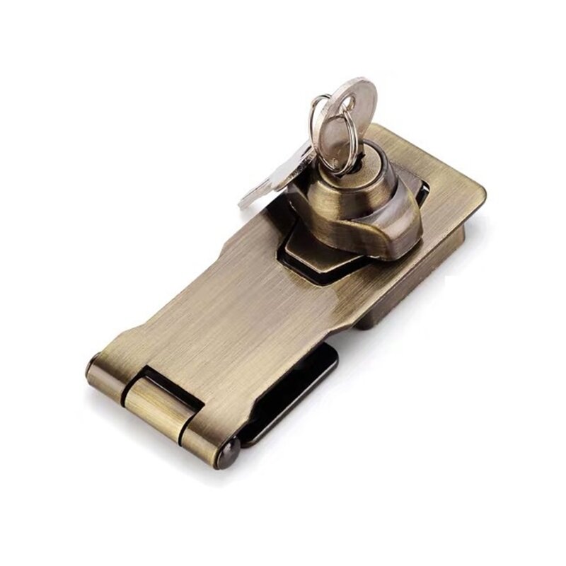 Фурнитура для садовой мебели, Замок двойной замок-бирка с замком-зеленый бронзовый-2.5 дюйма,1 комплект