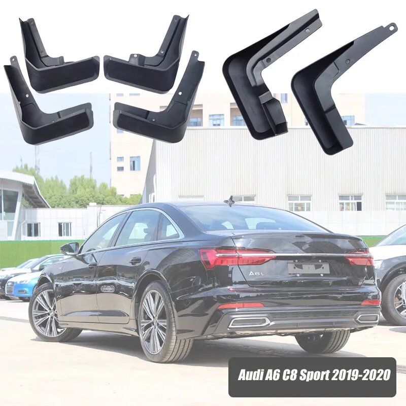 Брызговик s для Audi A6, C5, C6, C7, C8, крыло брызговиков, A6, автомобильные аксессуары, передний и задний стиль 2002-2020 19-20 A6 C8 Sport