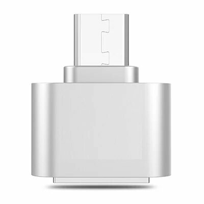 Универсальный Переходник Usb Type-C для мобильных телефонов Android, мини-разветвитель с silver