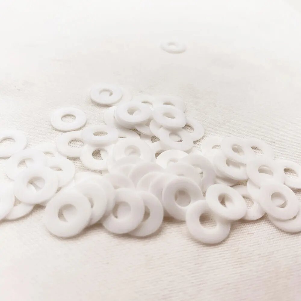 Запчасти для ножей PTFE прокладки 50 шт. 9x5.2x0.7mm
