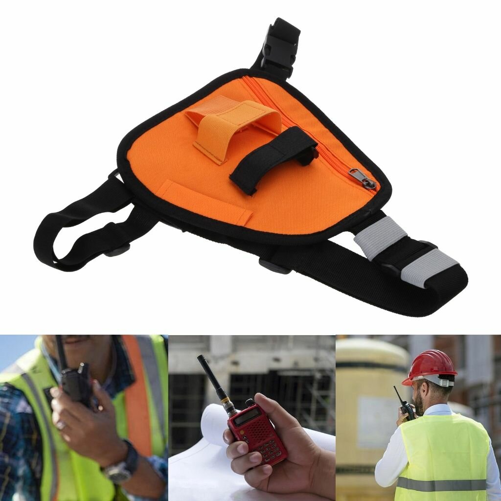 Многофункциональная треугольная нагрудная сумка портативный рюкзак для рации