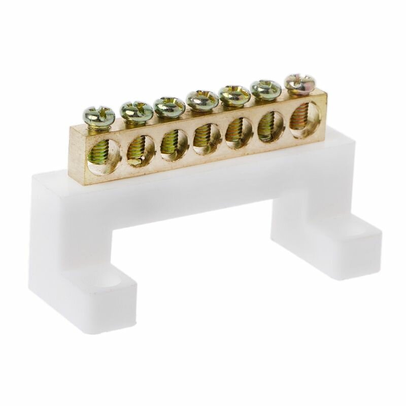 Семьотверстийный мостовидный клеммный блок