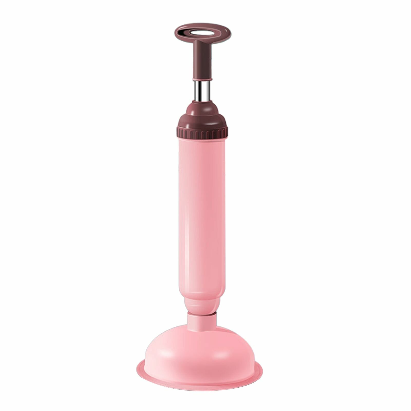 Присоска для канализации бытового туалета-розовый