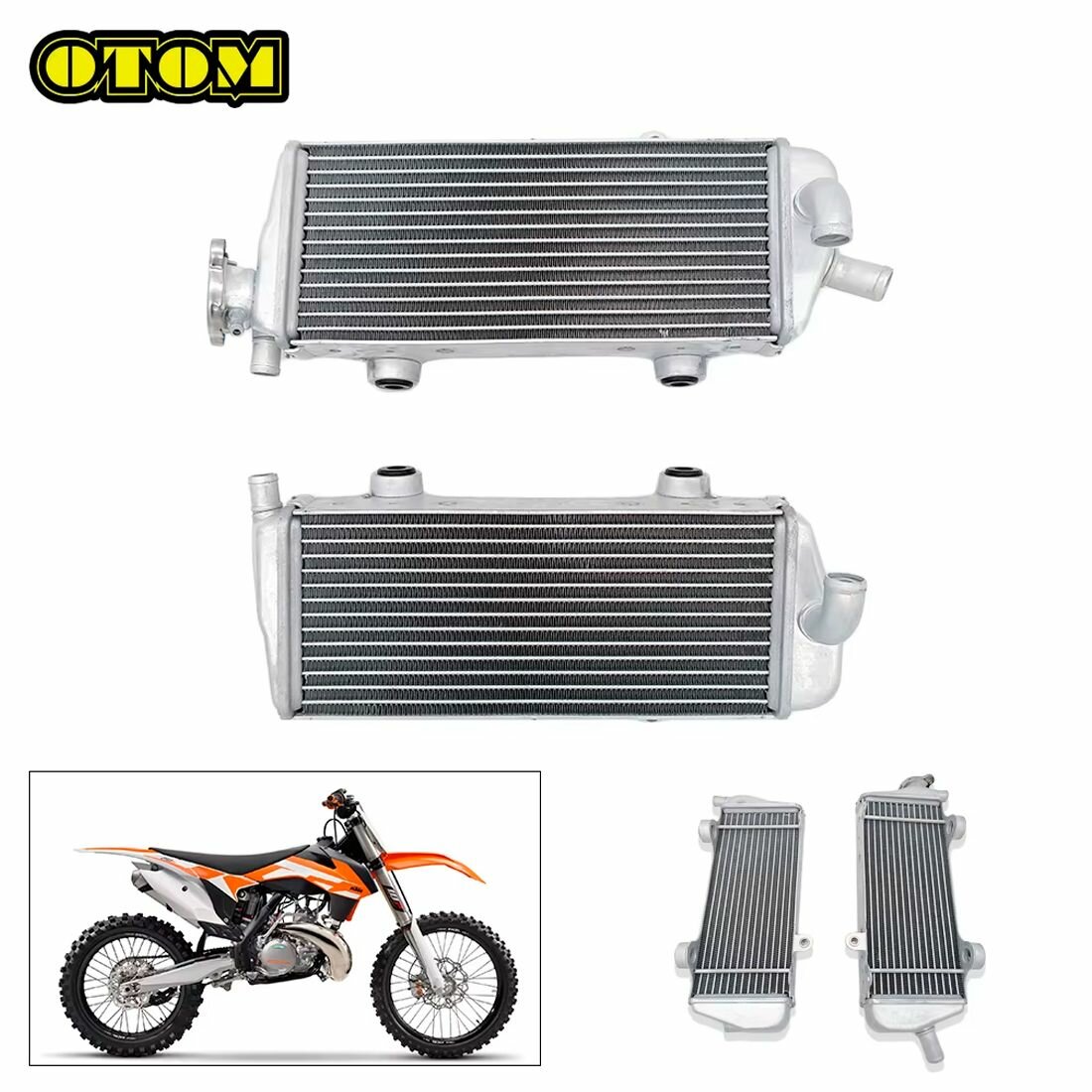 Радиаторы левый и правый KTM HUSQVARNA 2Т 07-16 г.