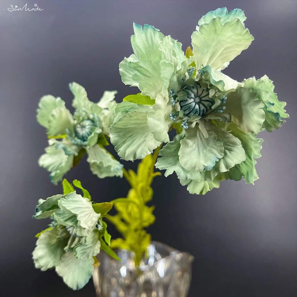 SunMade, винтажная ветряная мельница, ромашка, шелковые цветы Vintage Green