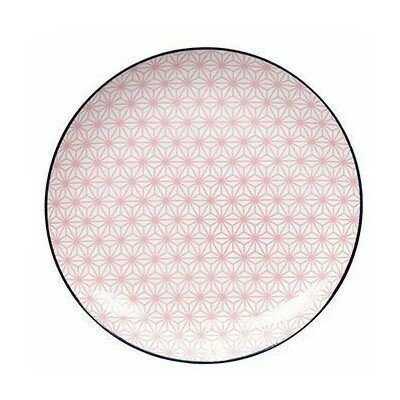 Тарелка обеденная Nippon, диаметр 26 см, фарфор, цвет розовый, Tokyo Design, Япония, TD8658