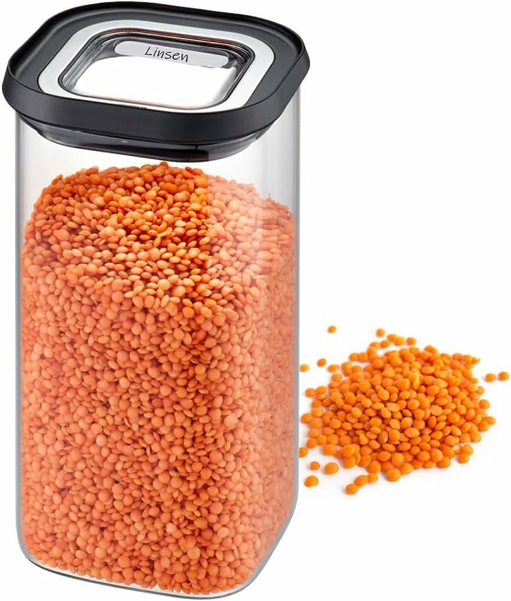 Контейнер для хранения - GEFU Pantry - стеклянная банка с герметичной крышкой 1400 мл, 12803