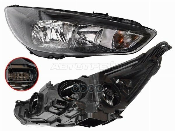 Фара Sat ST43111C9RMLEMD2 Ford Focus 2014-2019 правый, галоген