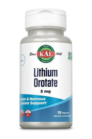 Kal Lithium Orotate 5 mg, 120 капс.