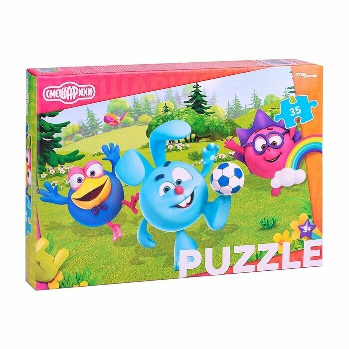 Пазлы Step Puzzle 35 элементов "Смешарики new" Мармелад Медиа (91403)