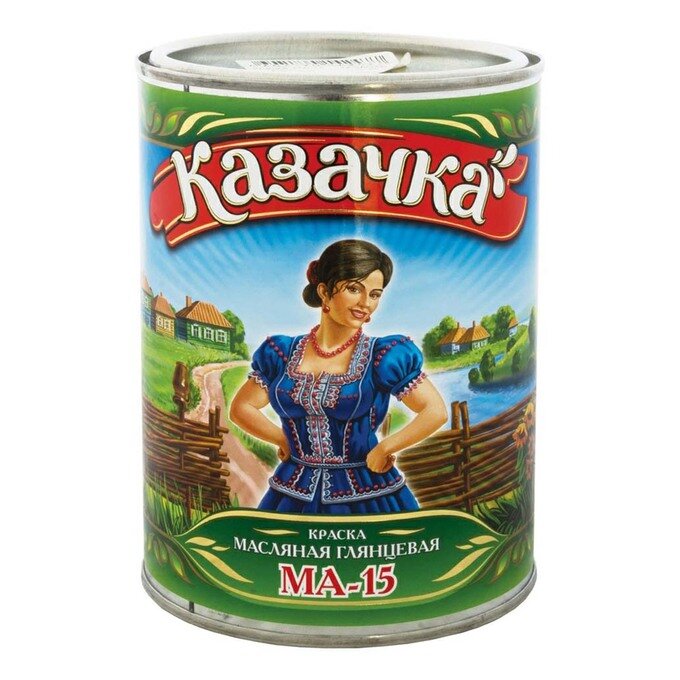 Краска МА-15 0,9кг (сурик железный) казачка // 131437