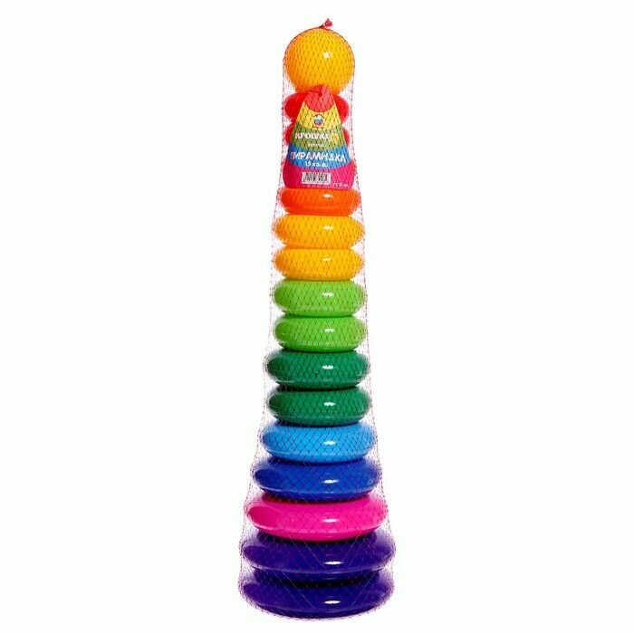 Пирамидка Соломон с кругом, 15 колец