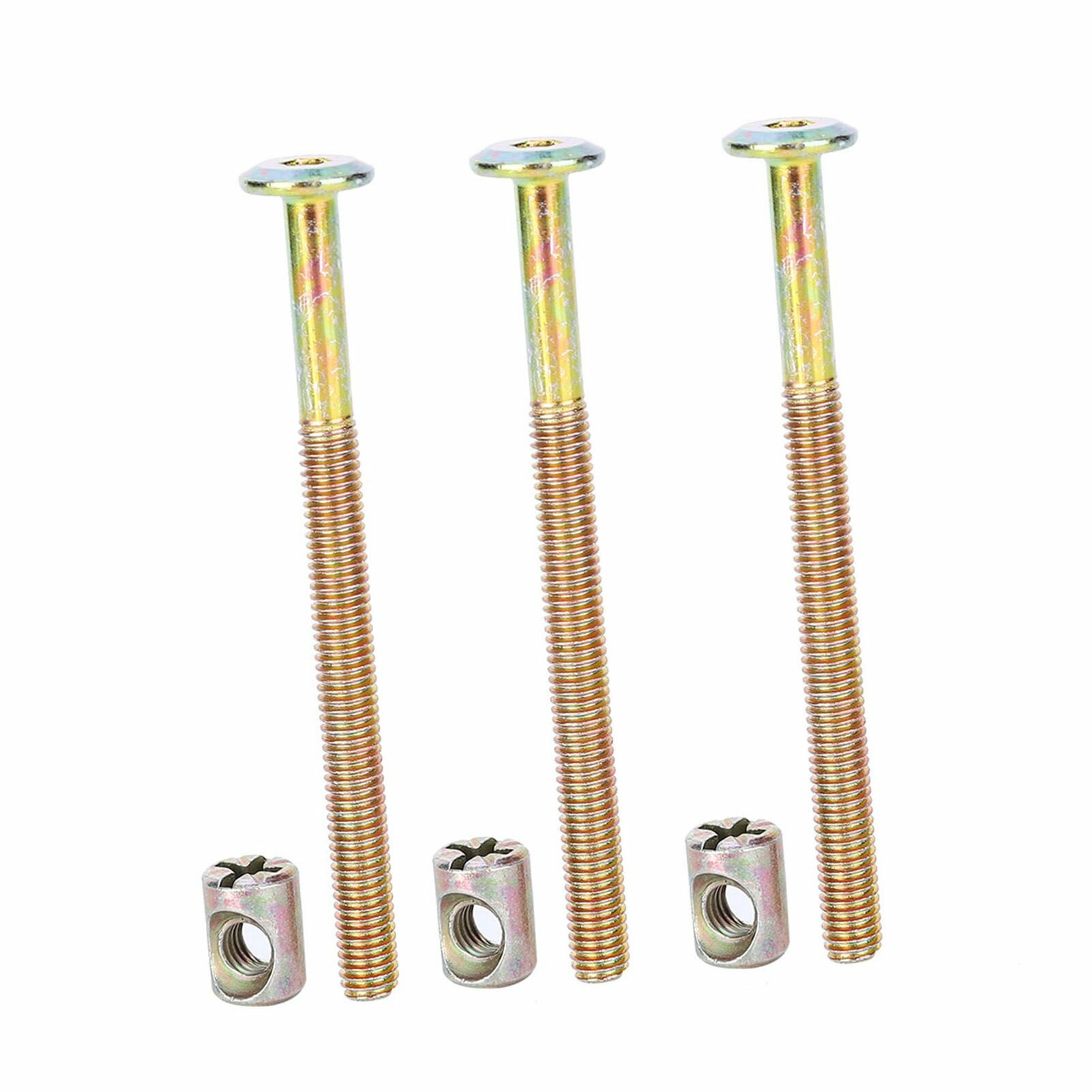 Мебельные болты 6из углеродистой стали гайки 10упак 100мм