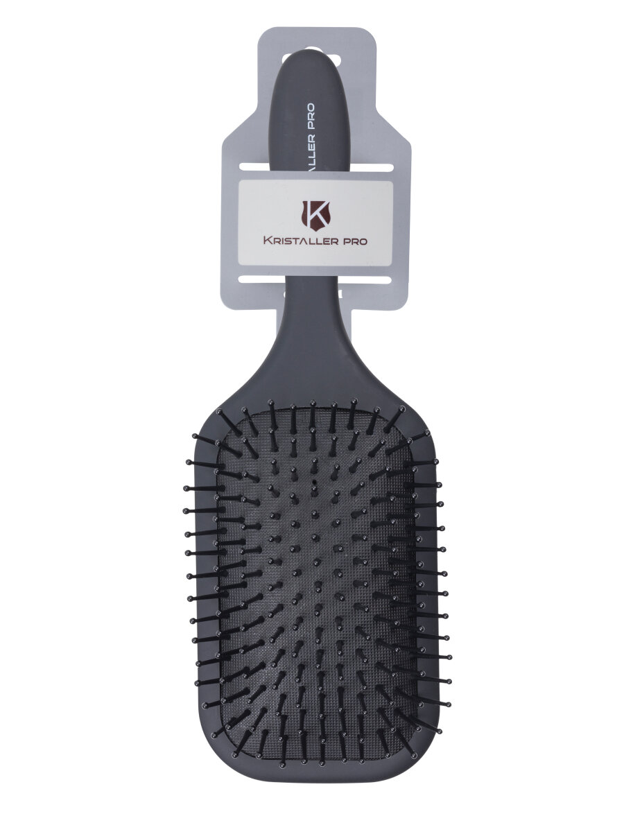 Kristaller Расческа для волос массажная C67-X, нейлоновые штифты, черный