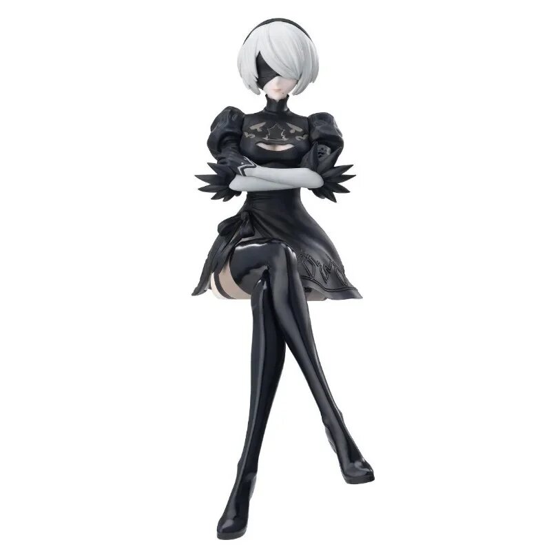 Bandai NieR: Automata YoRHa No. 2 Type B Фигурка, Черный, Нет коробки, 12 см