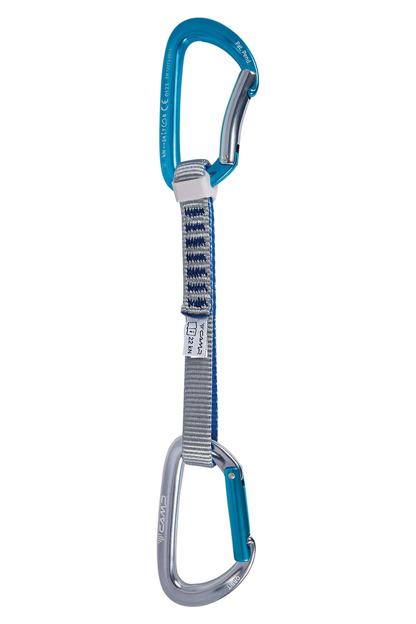 Набор оттяжек с карабинами Camp Orbit Express KS 18 см Grey/Blue