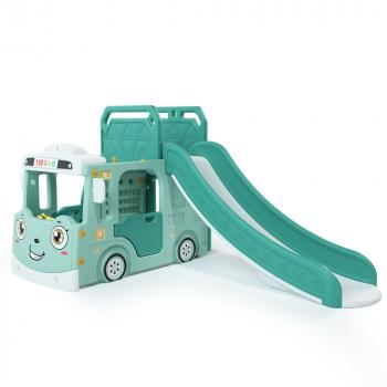 Горка игровая зона Perfetto sport Горка + игровая зона "Автомобиль" PS-049-М ментол