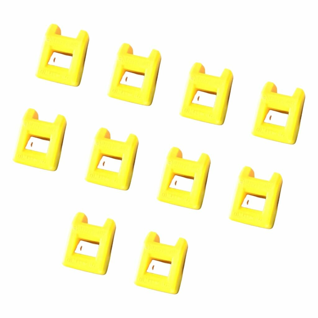 1 комплект из 10 отверток-намагничивателей-желтый