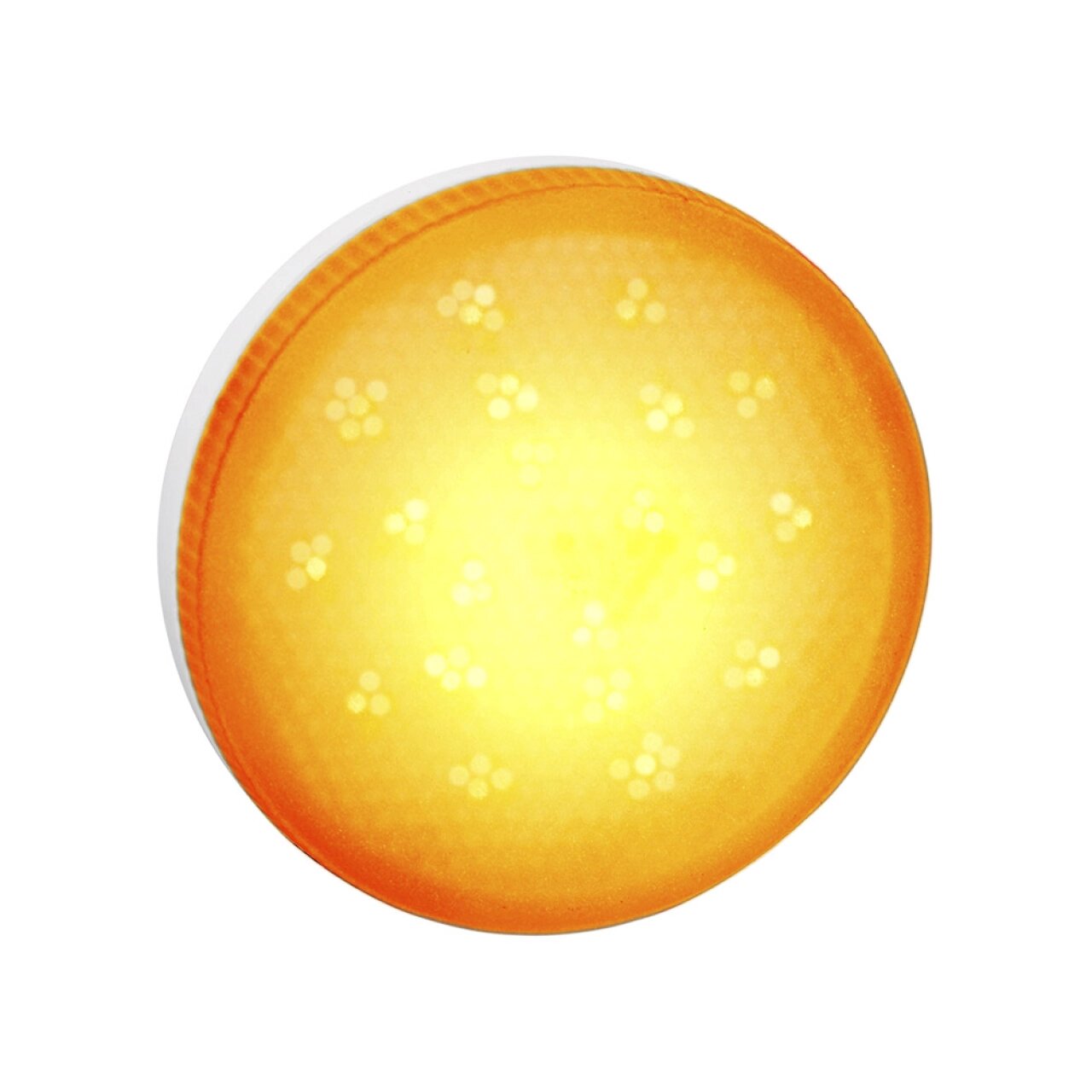 Ecola LED color декоративная лампа GX53 8W 220V желтая матовая для интерьера