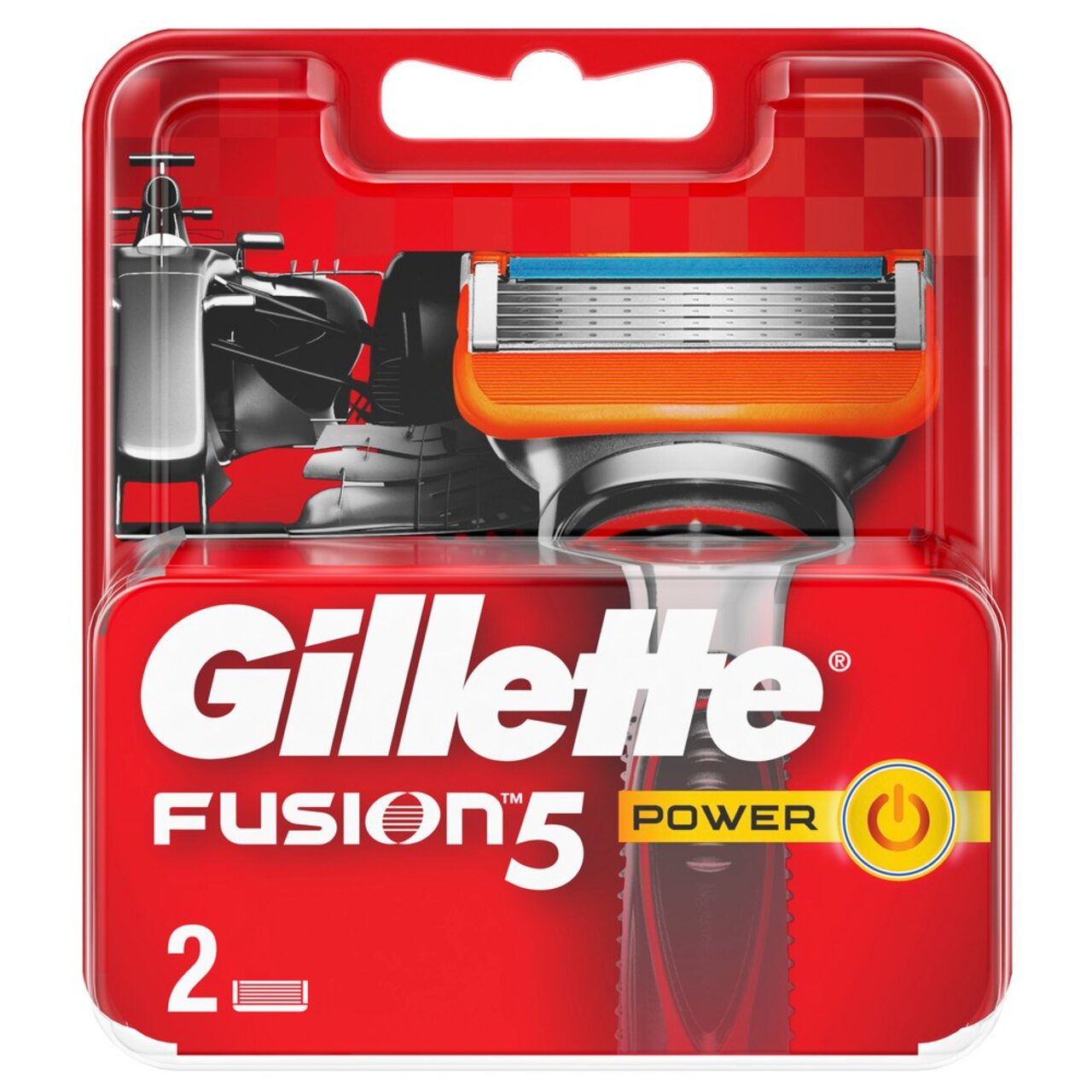 GILLETTE Fusion Power кассеты для станкалезвийный блок с защитой кожи и гибкой головкой