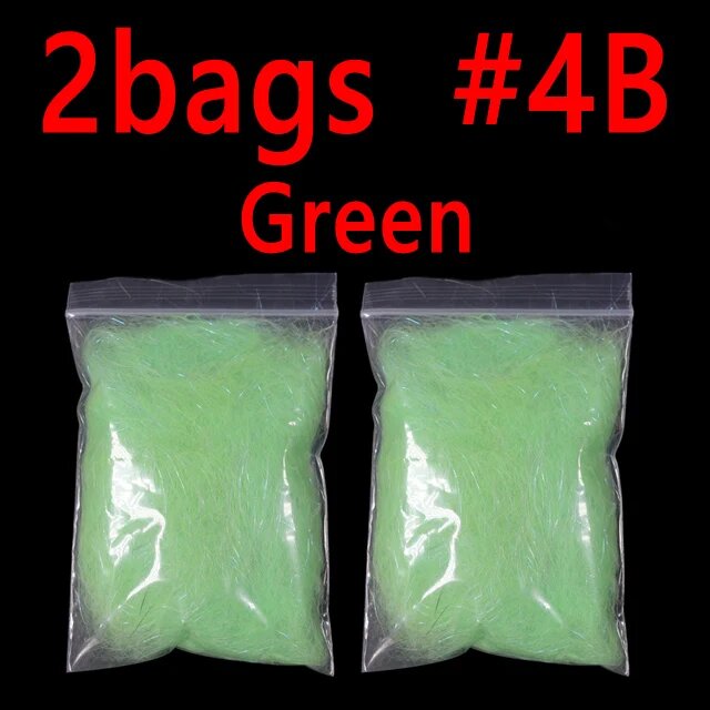 Bimoo 2 упаковок материала для вязания мушек 2 bags Green 4B
