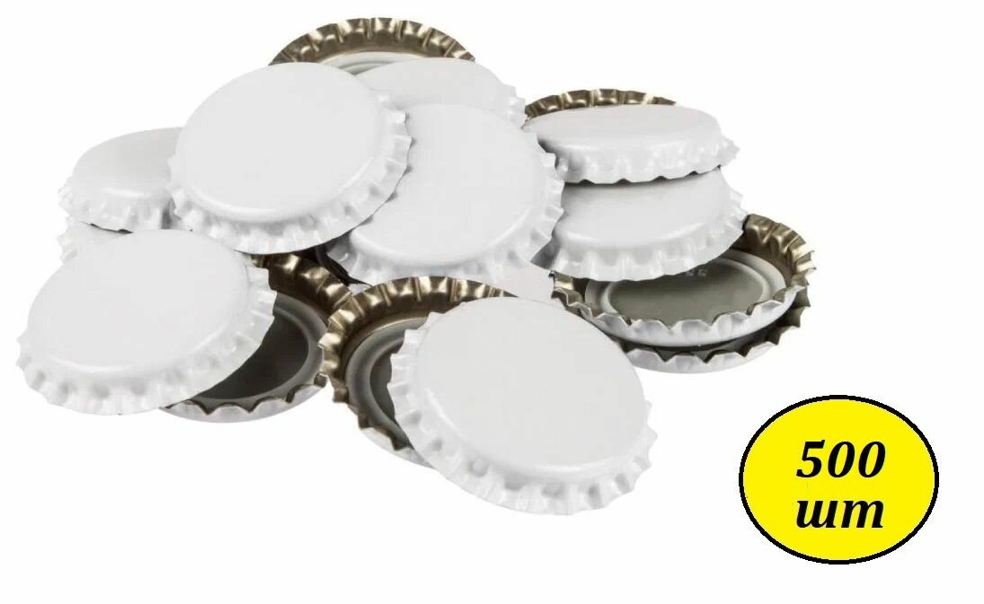 Кронен-пробка 6,75 лит I К белая 500шт