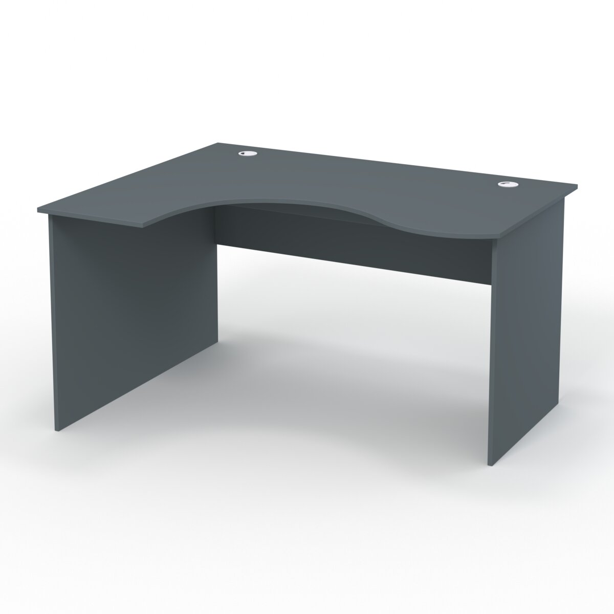 Стол эргономичный офисный СЭ-13 (левосторонний), Темно-Серый. Производитель товара - компания Westcom.