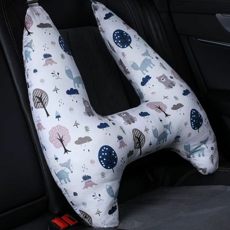 Автомобильная подушка для сна, белое