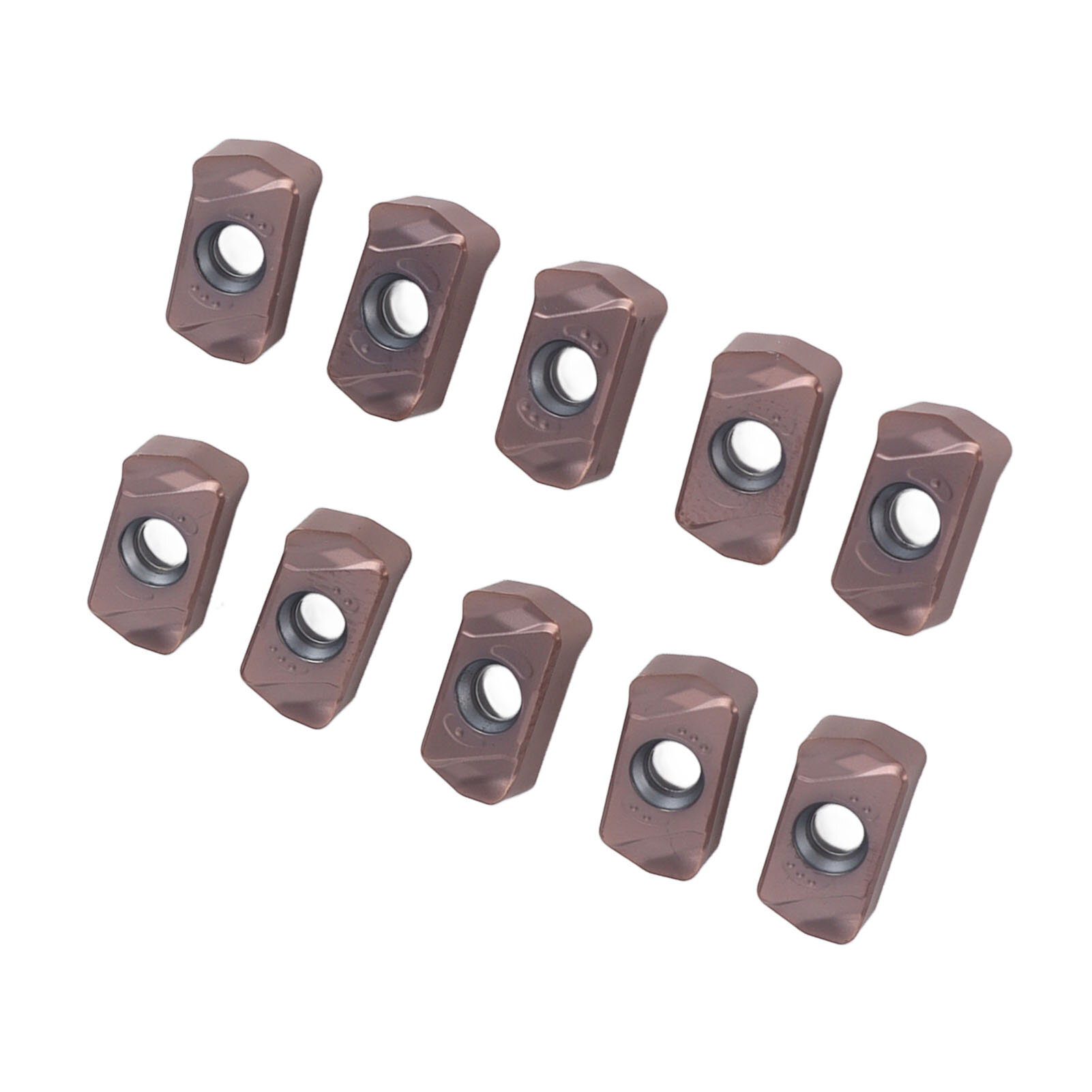 Вставки для токарной обработки 10 шт, карбидные, с покрытием, LNMU0303, для станков ЧПУ, токарных станков, финишная обработка