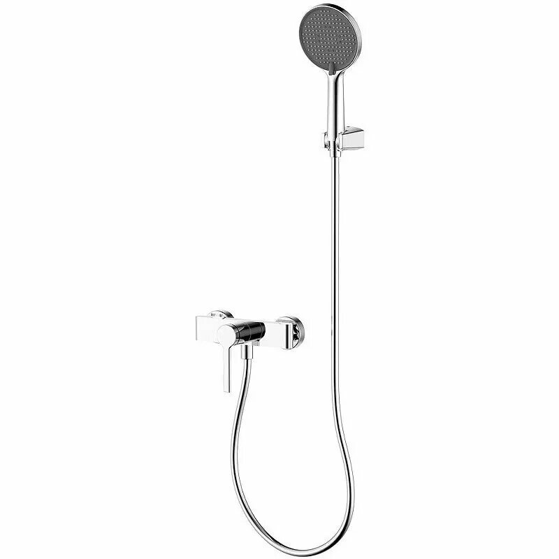 Смеситель для душа с душевым гарнитуром, Хром, AQUAme Asti AQM6413CR