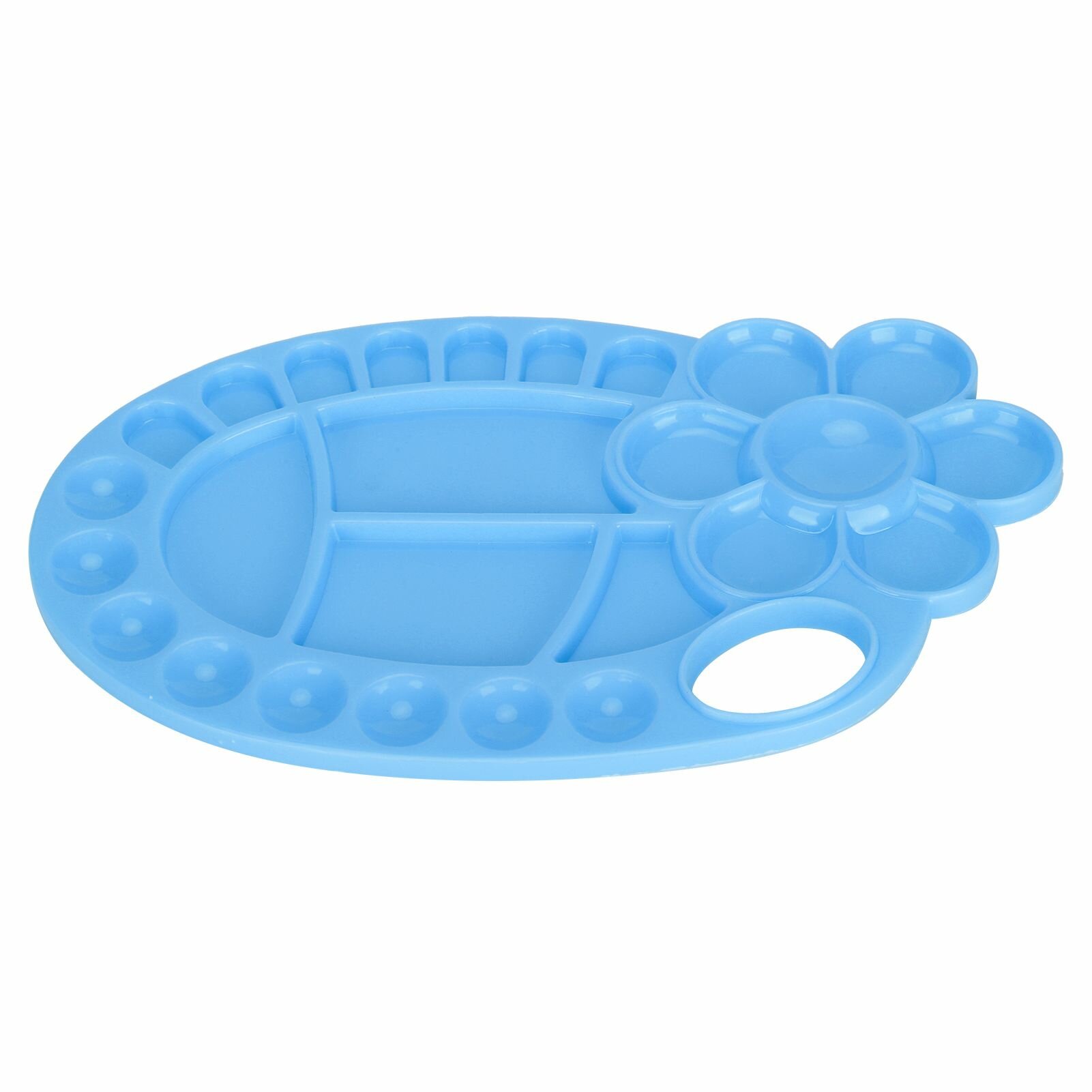 Палитра для акварели (синяя, пластиковая)