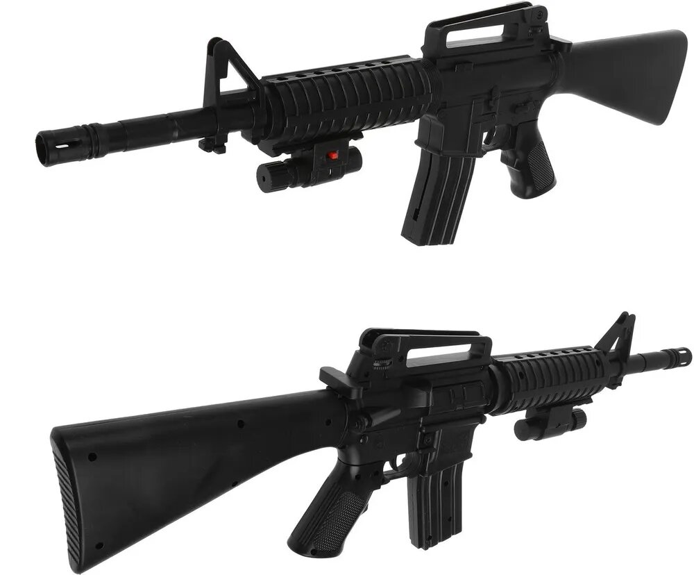 Игрушечный автомат B01568, с прицелом и 10 пулями, для детей, 54х4х18 см
