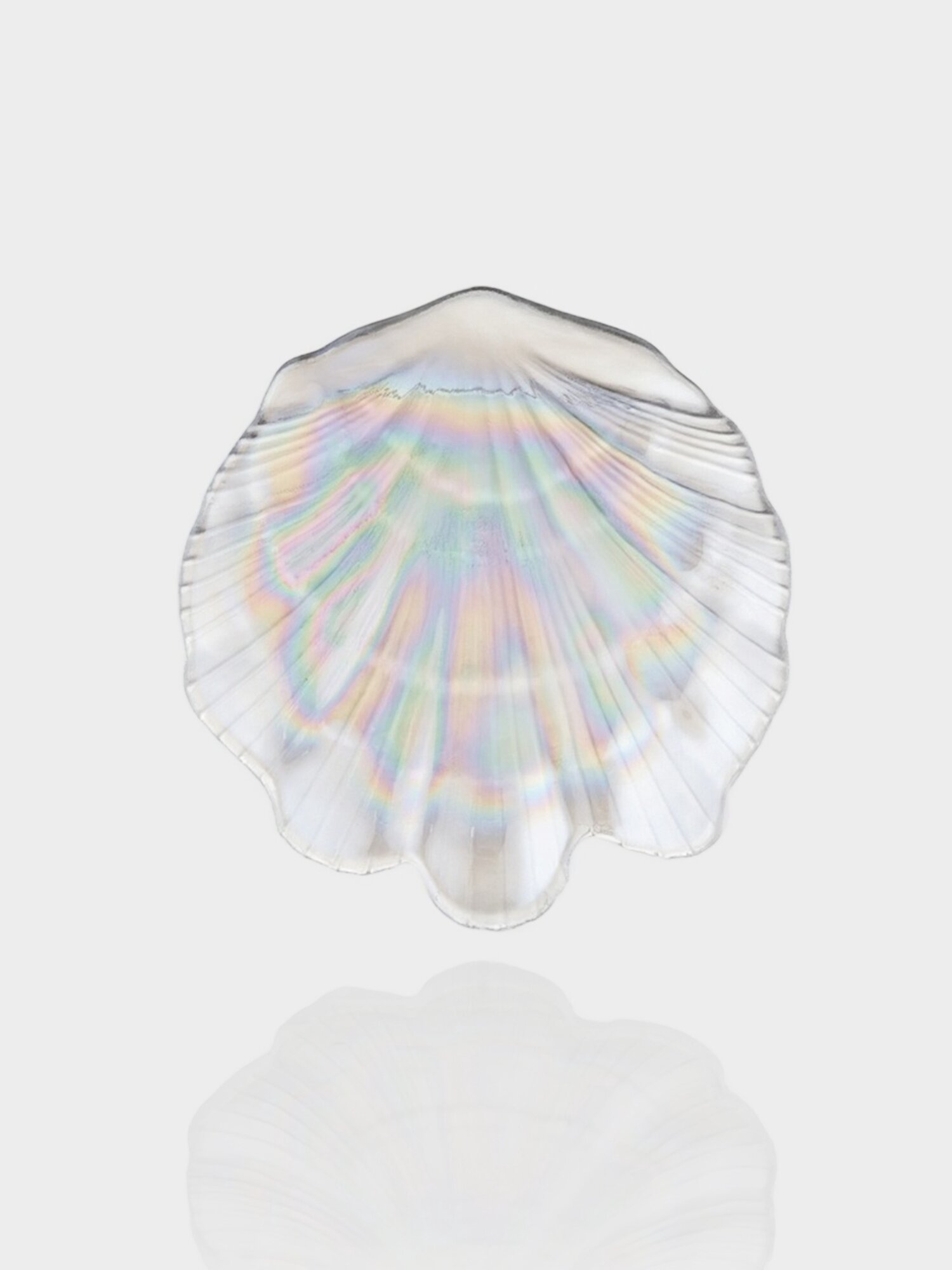 Блюдо для сервировки стола "Ракушка", 19х2 см, цвет перламутровый