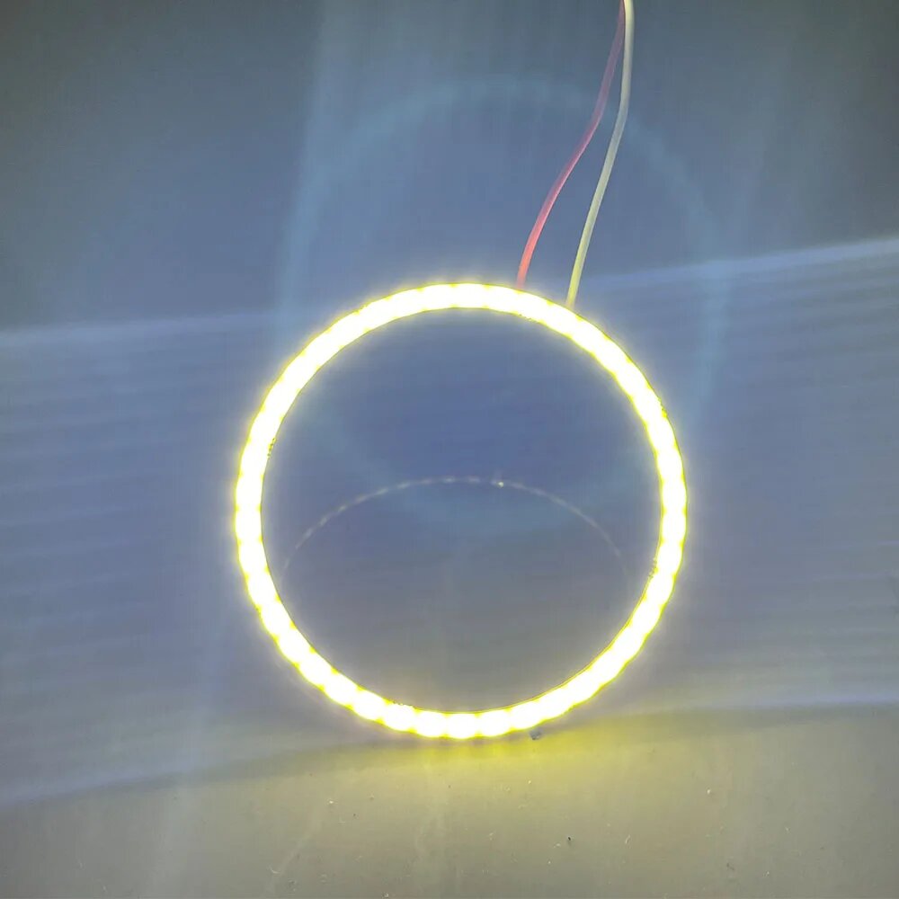 1/2 шт. 130 мм 140 мм ангельские глазки без крышки, авто кольца Halo, автомобильные фары, мотоцикл, 12 В, 24 В, белый, желтый, синий, зеленый, красный, белый, 2PCS 130MM No Cover