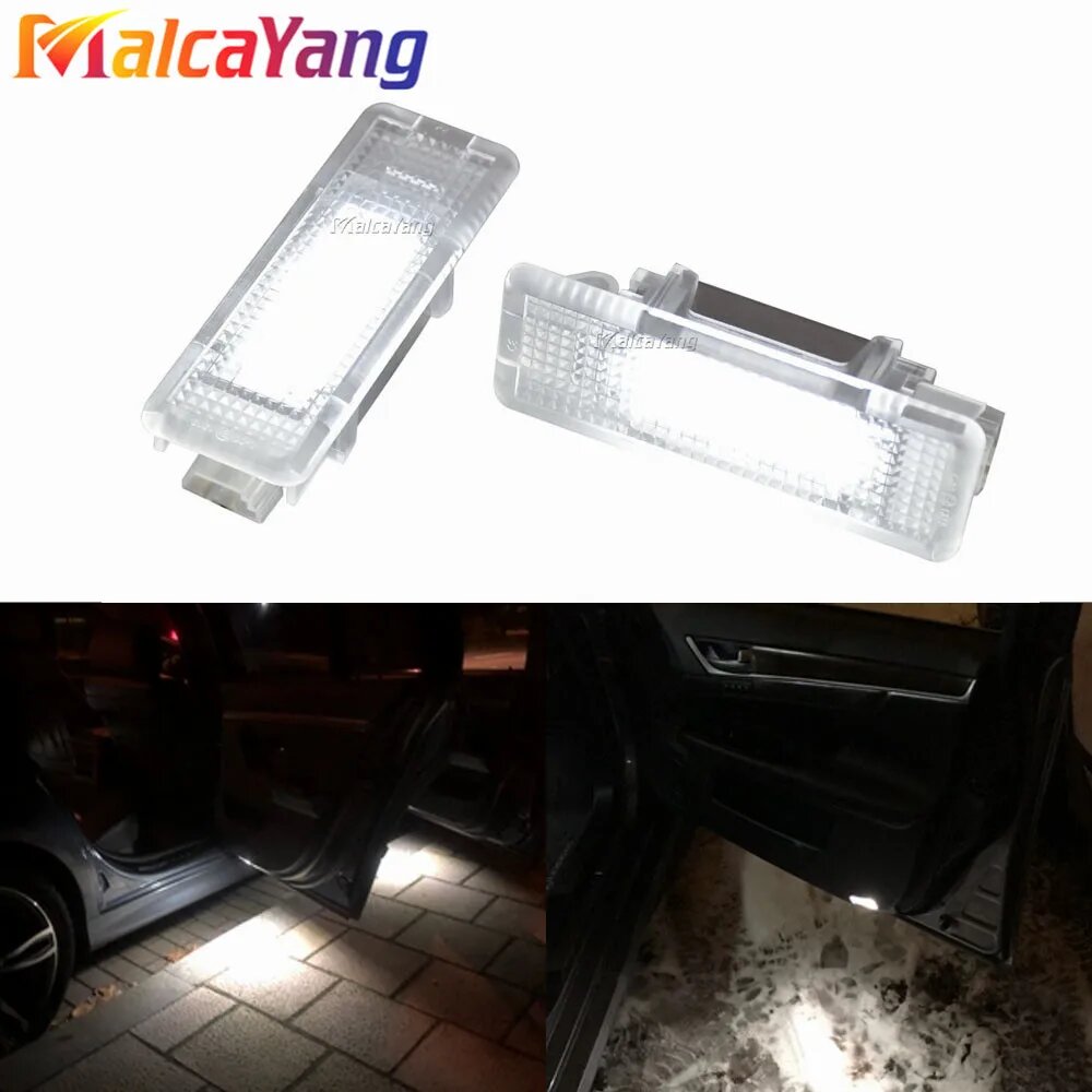 2 шт. для Bmw X5 E53 E39 Z8 E52 светодиодсветодиодный подсветка под дверь Footwell освесветильник для багажа лампа для автомобиля сигнальная лампа для салона автомобильные аксессуары
