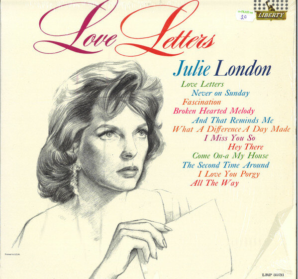 Пластинка Julie London "Love Letters" LP (1962, US) NM/VG