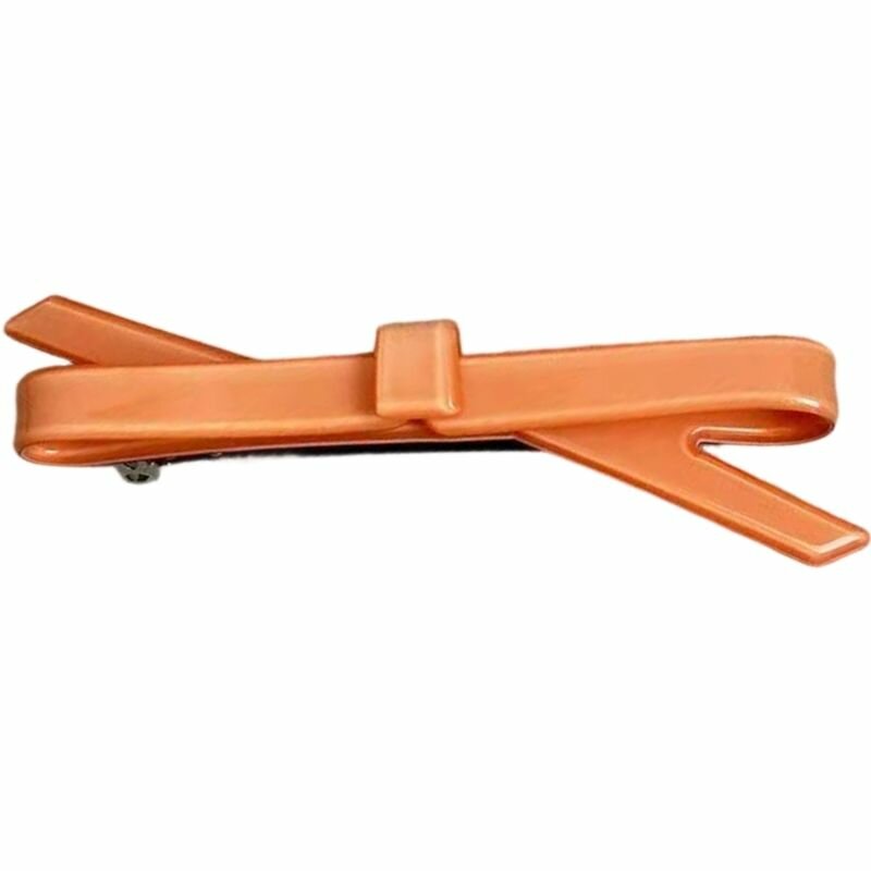 Корейская заколка-бантик для волос-4