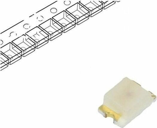 Светодиод LUMEX SML-LXT0805GW-TR LED SMD 0805 green 11mcd 2x1.25x0.8mm 140 град. 2V 20mA ? d: 565nm 1шт