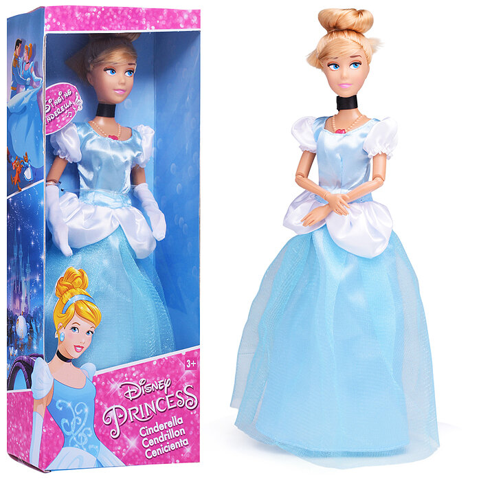 Кукла 29 см озвуч. Золушка (руки и ноги сгибаются, в коробке)