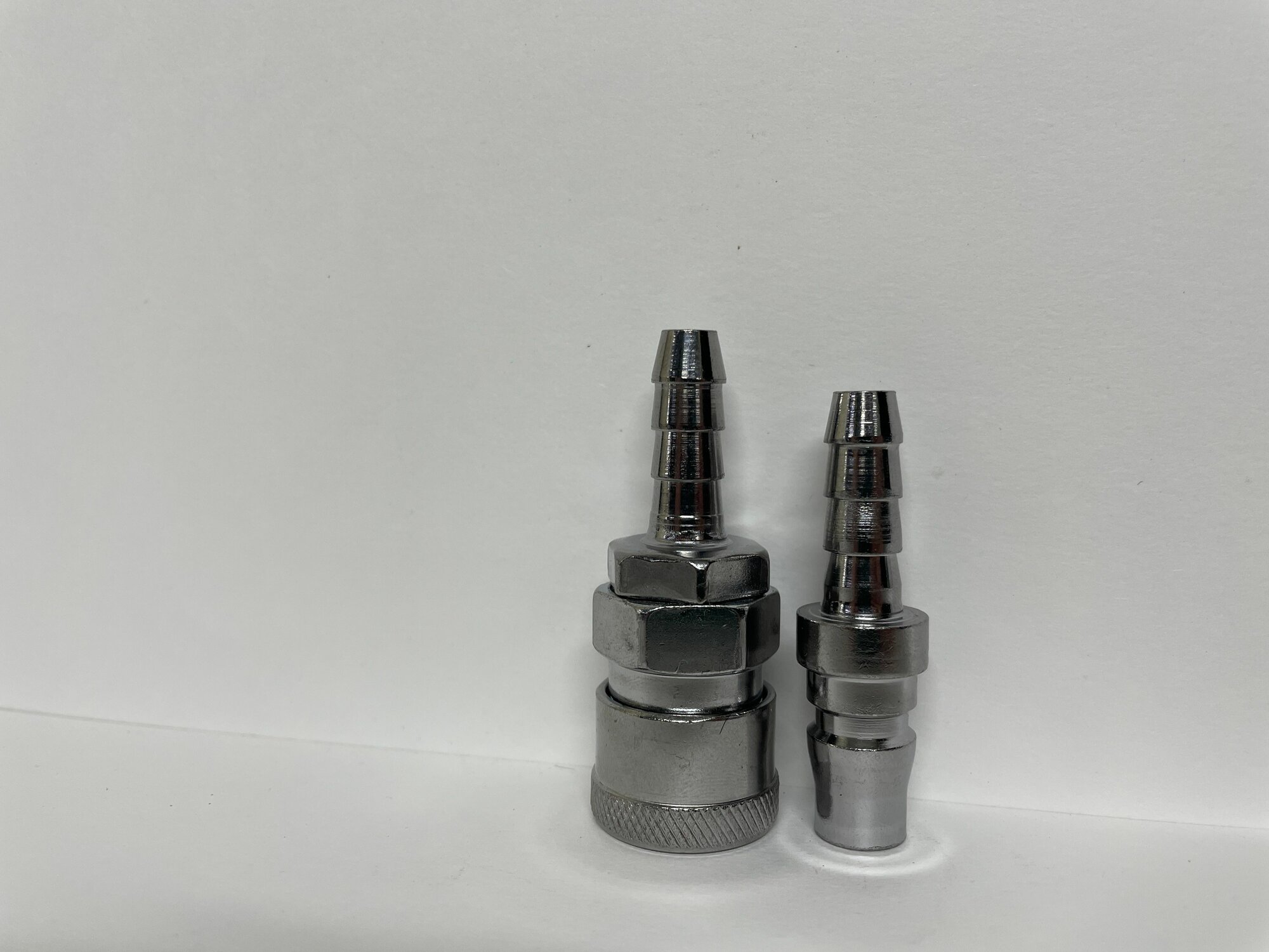 8 мм / Штуцер быстросъемный для компрессора пневматический D-8 мм, быстросъемное соединение под шланг 8 мм, TG (1 шт. / комплект), арт: 6911-К