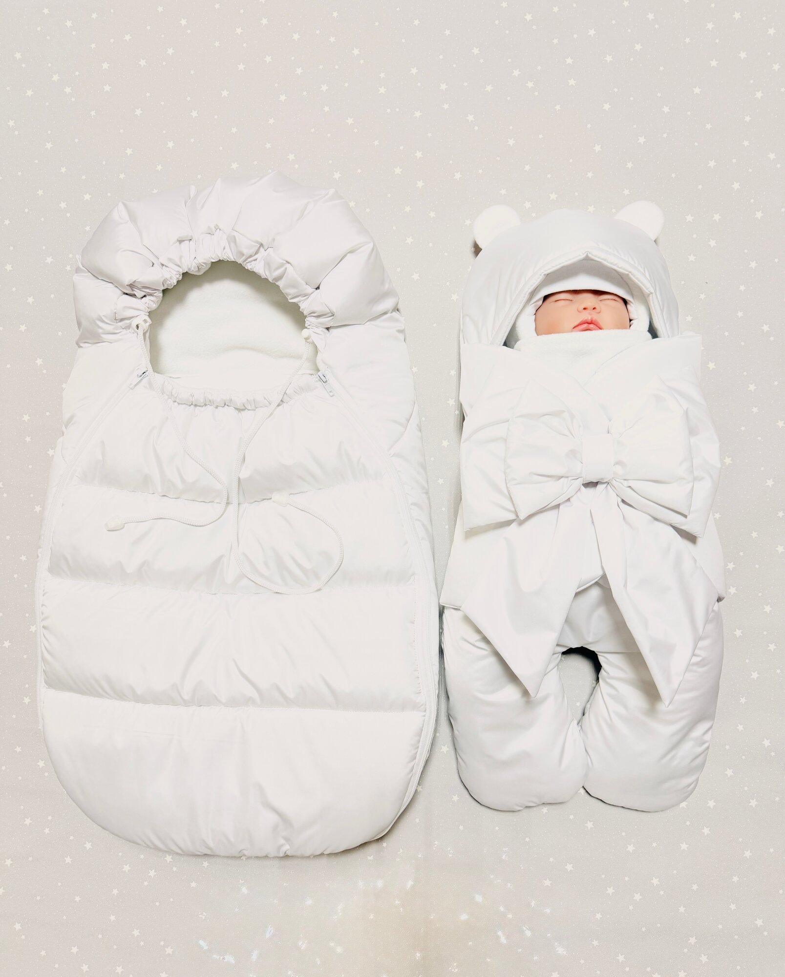 Конверт на выписку ALMeretskaya "Канада", для новорожденных, полиэстер, флис, зима