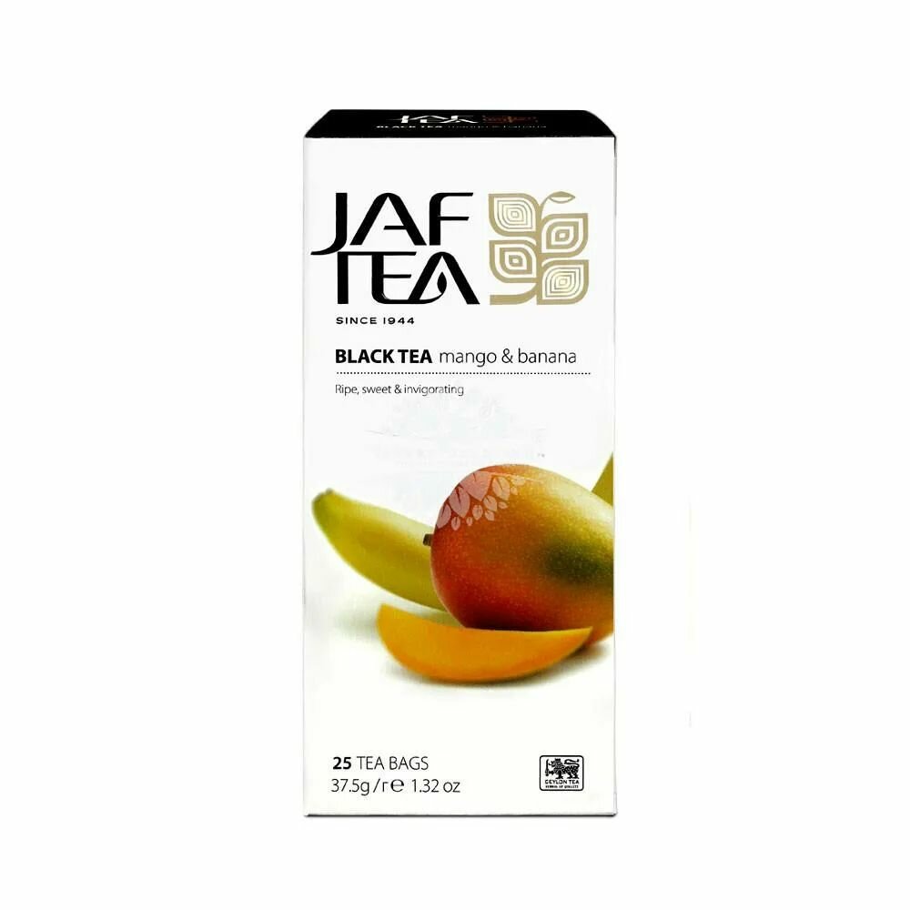 Чай черный Jaf Tea Манго/Экзотические фрукты, 2шт по 25 пакетиков