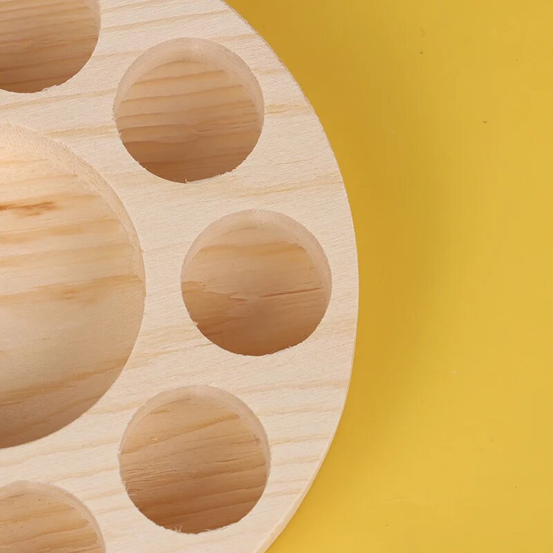 Круглая деревянная подставка для эфирных масел JETTING на 10 бутылок