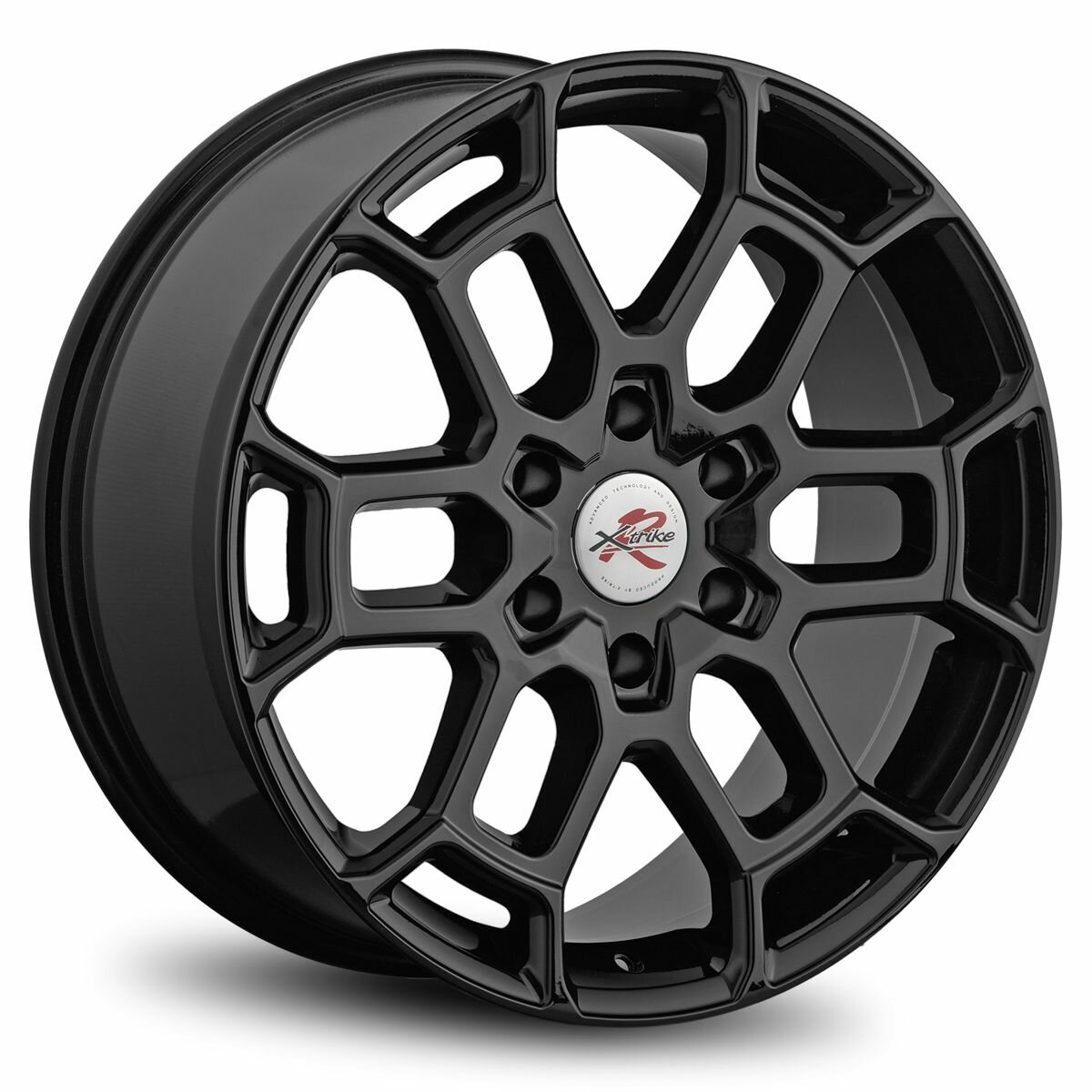 Диск автомобильный литой XtrikeRST R072 20x8.5 6x139.7 et35 dia100.1 BK