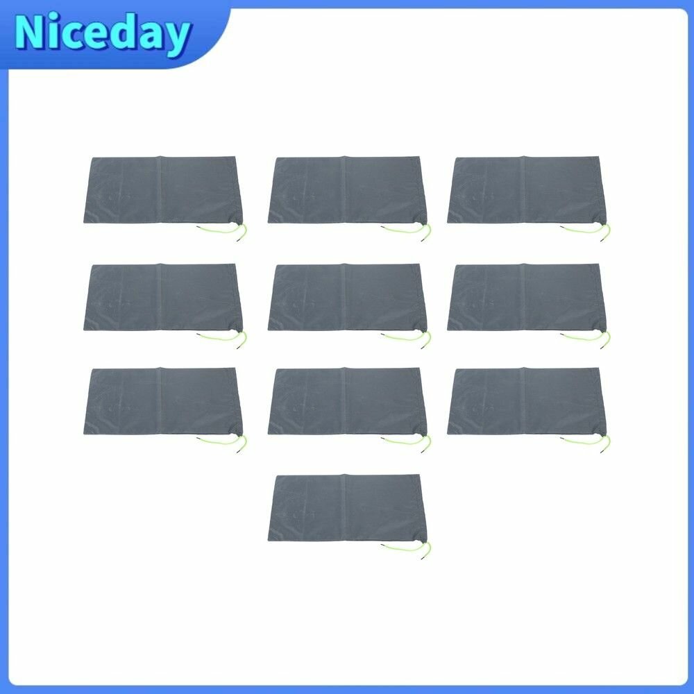 Мешки для песка из полиэстера, цвет серый, комплект 10 штук