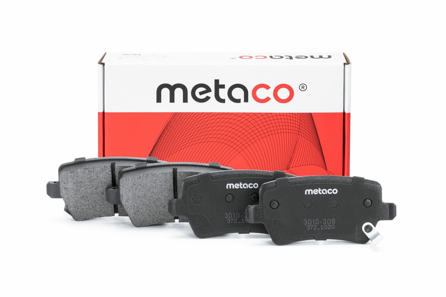 METACO Колодки тормозные задние дисковые Chery Tiggo 8 2019>