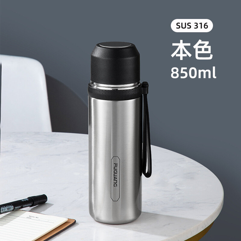 Оптовая продажа изолированных кружек Fuguang из нержавеющей стали 316 для мужчин и женщин, большая емкость для воды для студентов, портативная подарочная кружка для активного отдыха